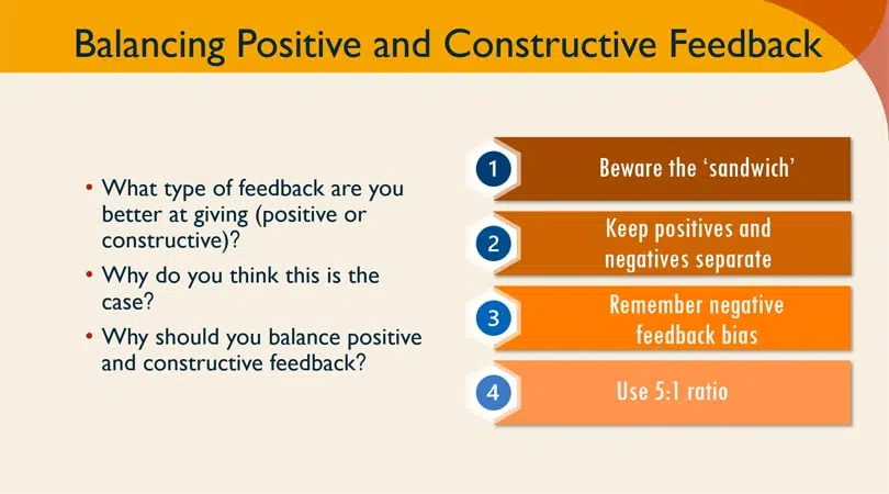 How to Give Constructive Feedback